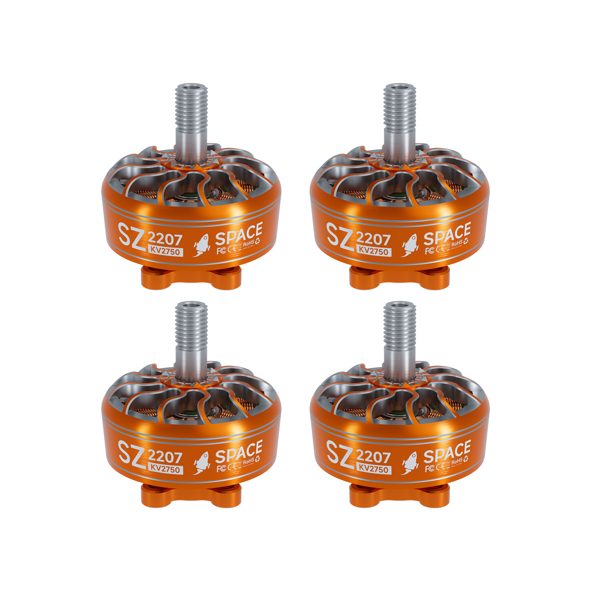 SZ2207 2750KV Brushless Motors for 5inch FPV Drones High Efficiency