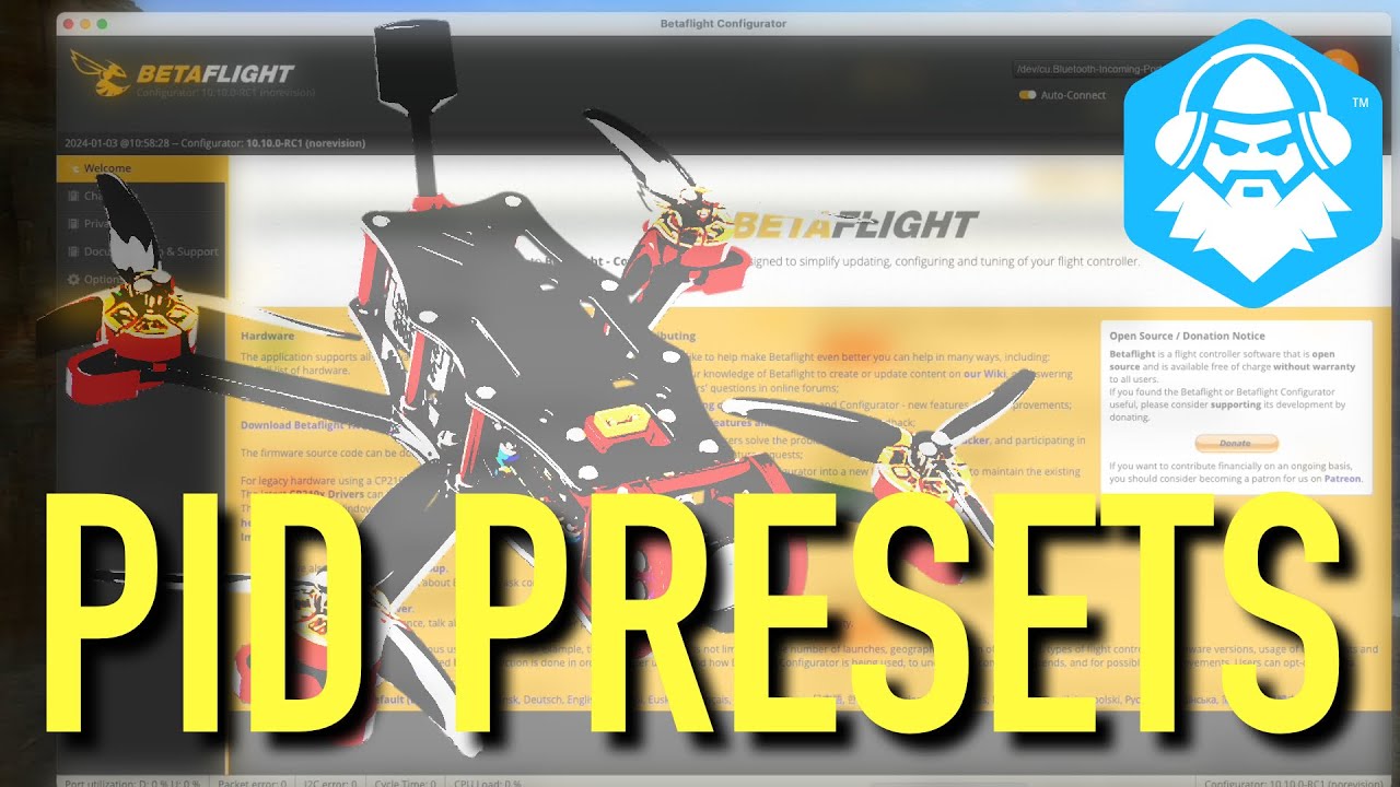 Betaflight 4.4 PID Tuning for MEPS FPV Mini ESC & Motors